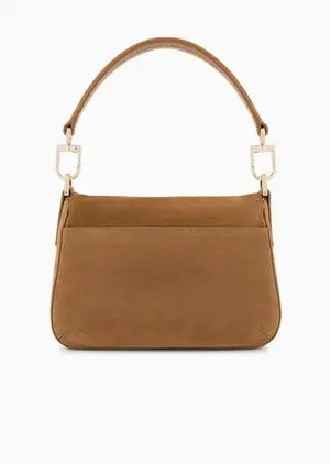 Giorgio Armani La Prima Soft Suede Handbag