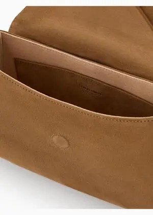 Giorgio Armani La Prima Soft Suede Handbag