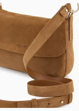 Giorgio Armani La Prima Soft Suede Handbag