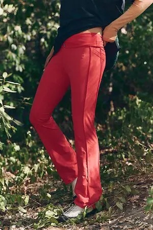 Free People Limitless Pants - Vintage Red