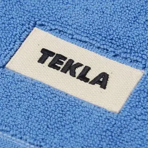 TEKLA Organic Terry Bath Mat - Clear Blue