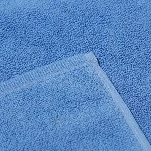 TEKLA Organic Terry Bath Mat - Clear Blue