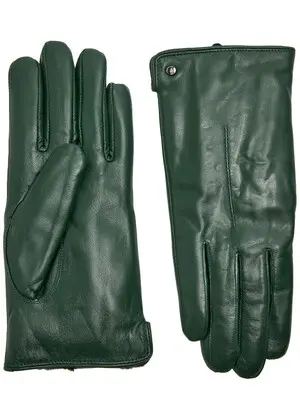 DENTS Maria Leather Gloves - Green