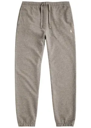 Polo Ralph Lauren Logo-embroidered Cotton Sweatpants - Grey