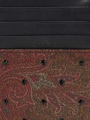 Etro Rhinestone Paisley Cardholder