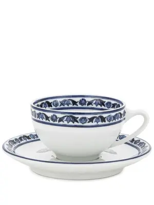 Dolce & Gabbana Mediterraneo-trim Expresso Cups - White