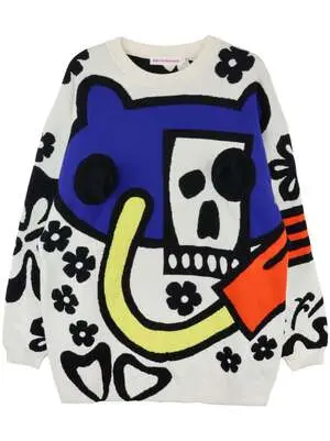 WALTER VAN BEIRENDONCK Android Sweater - White