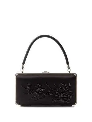 Prada Embroidered Satin Clutch