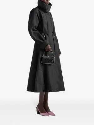 Prada Embroidered Satin Clutch