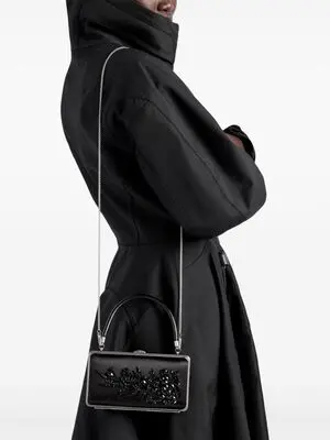 Prada Embroidered Satin Clutch