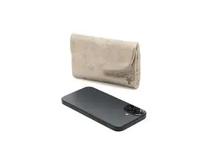 THE FRYE COMPANY Nora Knotted Small Wallet Wallet Handbags Cream Metallic - Bone