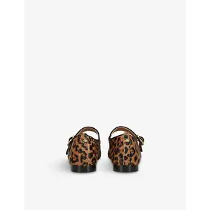 Sam Edelman Leopard-print Leather Ballet Flats - Tan Comb