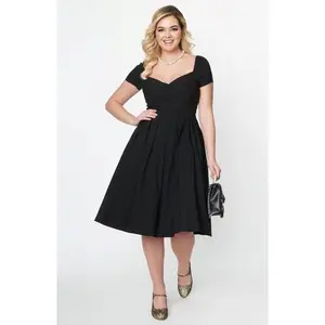 Unique Vintage Pleated Day Dresses