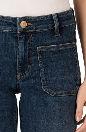 Kut From The Kloth Ana Patch Pocket Flare Jeans