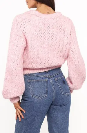 PETAL & PUP Etta Wrap Cardigan - Pink