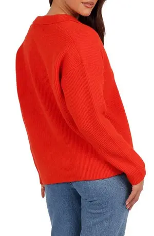 PETAL & PUP Zala Johnny Collar Sweater
