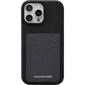 MAISON DE SABRE Card Phone Case - Graphite Caviar
