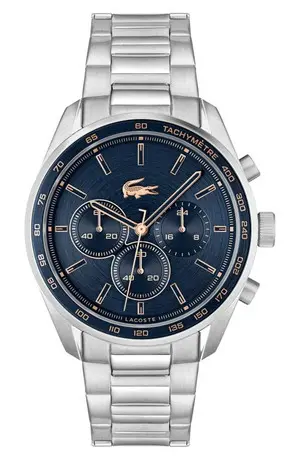 Lacoste Boston Chronograph Bracelet Watch - Navy