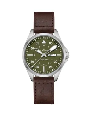 Hamilton Khaki Aviation Watch - Green/brown