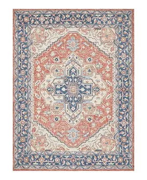 EXQUISITE RUGS Richmond Serapi 6799 Area Rug, 8' X 10 - Red/ Blue