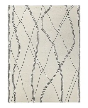 EXQUISITE RUGS Tangiers 6861 Area Rug, 5' X 8 - Ivory/black