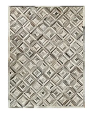 EXQUISITE RUGS Natural Hide 3361 Area Rug, 5' X 8 - Silver