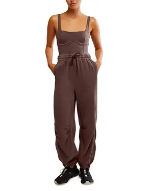 Free People Inbound Onesie - Dark Espresso