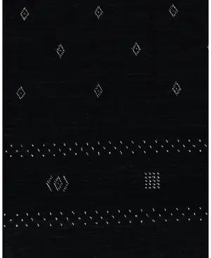TIMELESS RUG DESIGNS Simi S9417 Area Rug, 3' X 5 - Black