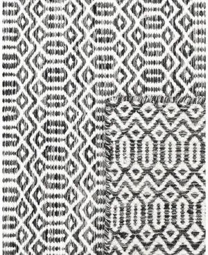 TIMELESS RUG DESIGNS Chatham S8018 Area Rug, 3' X 5 - Charcoal