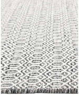 TIMELESS RUG DESIGNS Chatham S8018 Area Rug, 3' X 5 - Charcoal