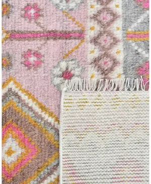 TIMELESS RUG DESIGNS Hudson S3399 Area Rug, 3' X 5 - Pink