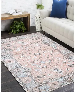 Bloomingdale'S Timeless Rug Designs Ithica S3396 Area Rug, 3' X 5 - Red