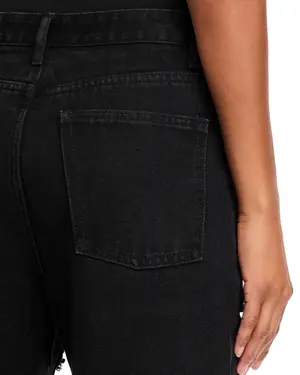 Steve Madden Rhinestone Trim Pants - Black