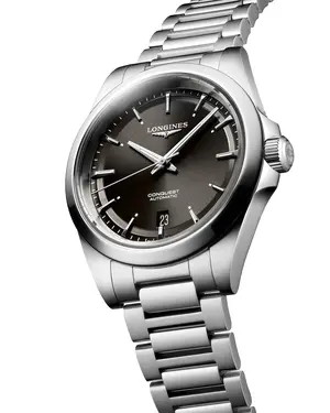 LONGINES Conquest Sunray Black Watch - Black/silver