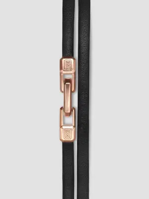 David Yurman Streamline Double Wrap Leather Bracelet, 5.2mm