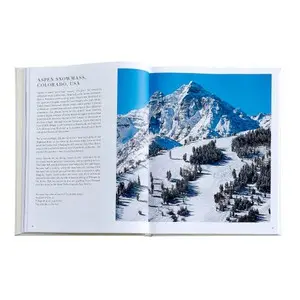 GRAPHIC IMAGE The Ultimate Ski Book Leather Coffee Table Book