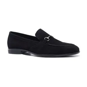 CARLOS BY CARLOS SANTANA Louis Bit Loafer - Black Suede