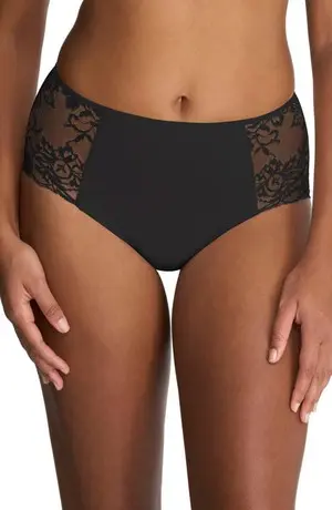 Natori Statement Lace Full Brief Black