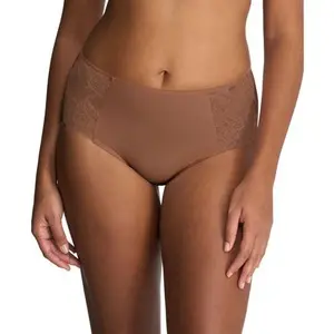 Natori Statement Lace Full Brief Nutmeg