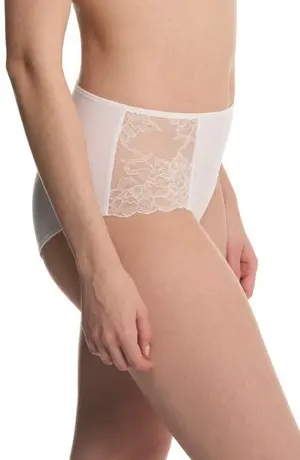 Natori Statement Lace Full Brief - White