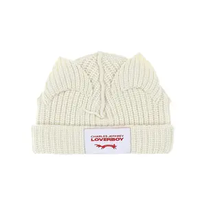 CHARLES JEFFREY Chunky Ears Beanie - Cream