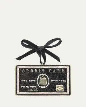 Baublebar Credit Card Christmas Ornament - Black