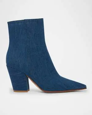 Blue Booties For Women