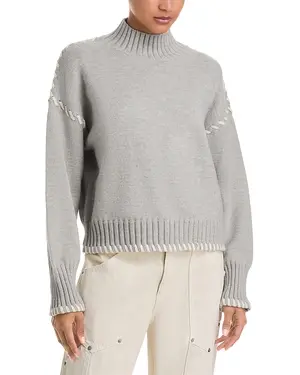 EN SAISON Merrill Whip Stitch Sweater - Gray