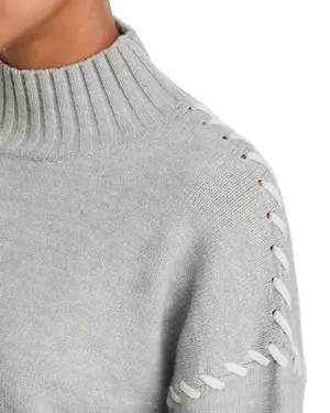 EN SAISON Merrill Whip Stitch Sweater - Gray