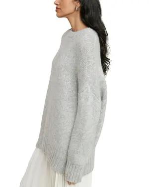 Jenni Kayne Alpaca Cocoon Crewneck Sweater