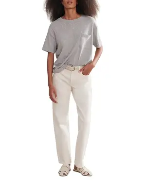 Jenni Kayne Vintage Pocket Tee - Heather Grey