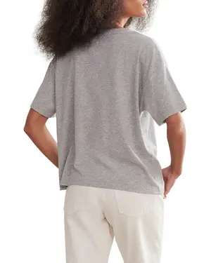 Jenni Kayne Vintage Pocket Tee - Heather Grey
