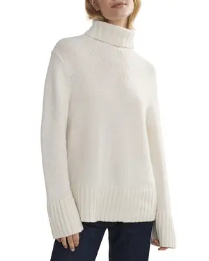 Jenni Kayne Cashmere Turtleneck Sweater - Ivory