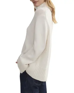 Jenni Kayne Cashmere Turtleneck Sweater - Ivory
